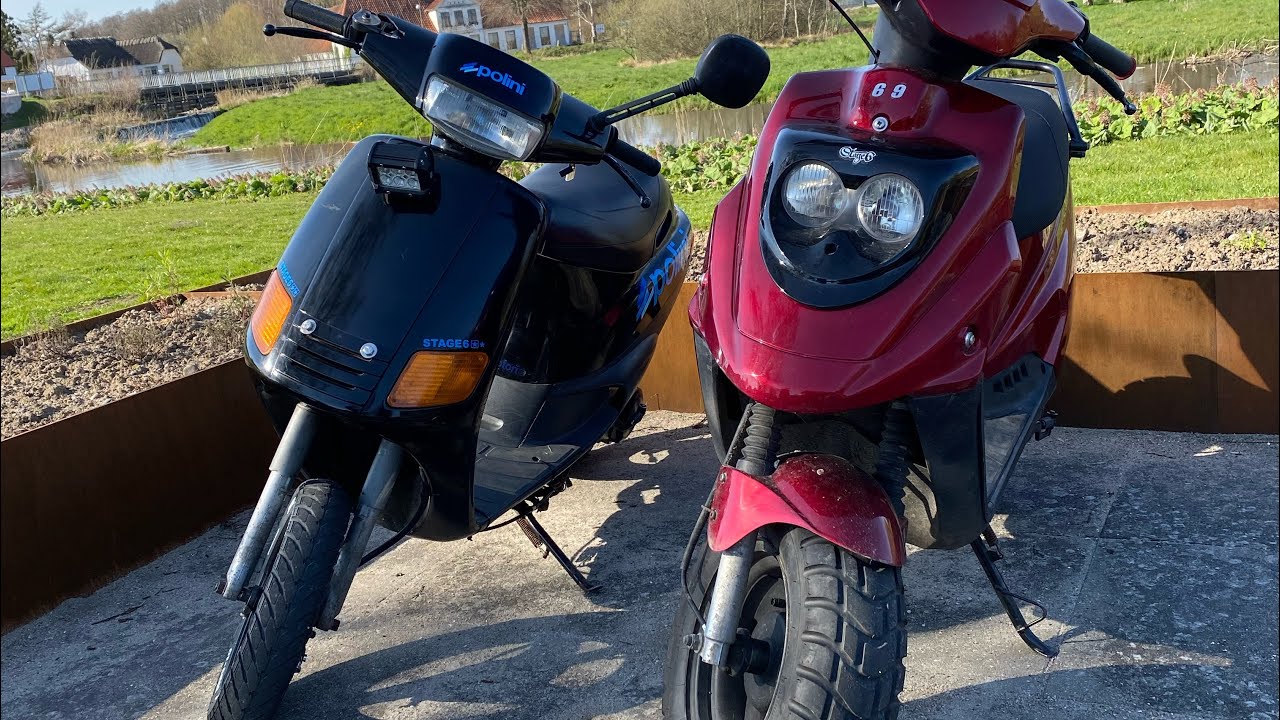 Lille Trille tur på den nye piaggio Old zip! - YouTube