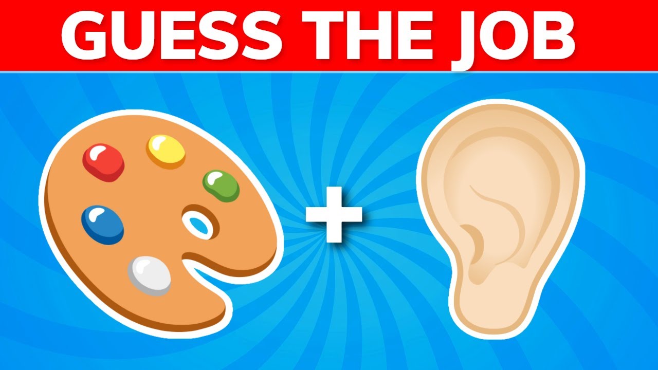 Can You Guess The Job/Profession by EMOJI? ⏳💼 - YouTube