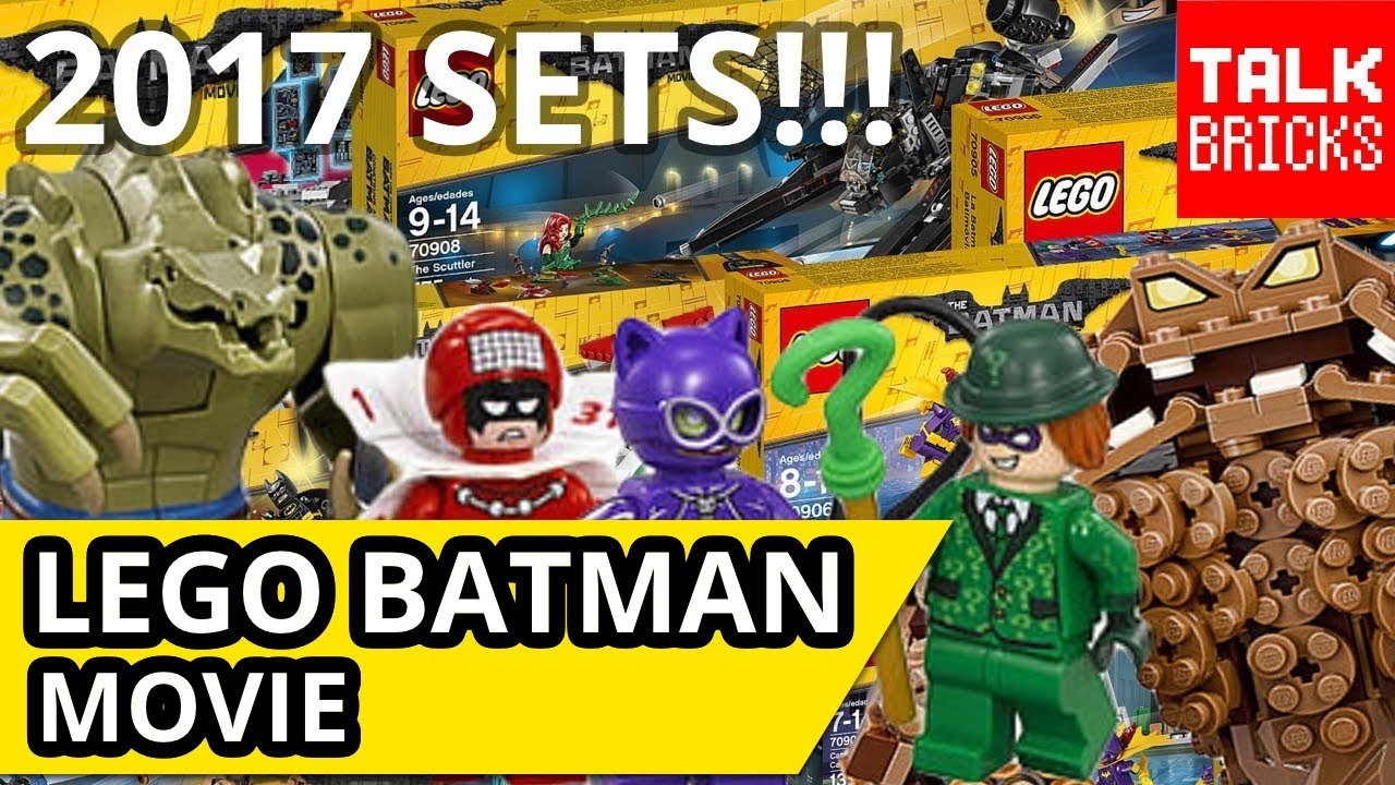 LEGO Batman Movie Winter 2017 Sets Revealed! Catwoman! Killer Croc ...