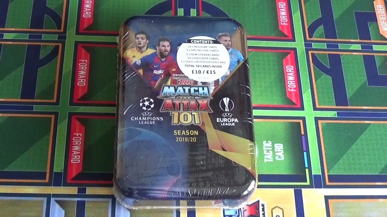 Match Attax 101 Mega Tin Unboxing!!! - YouTube