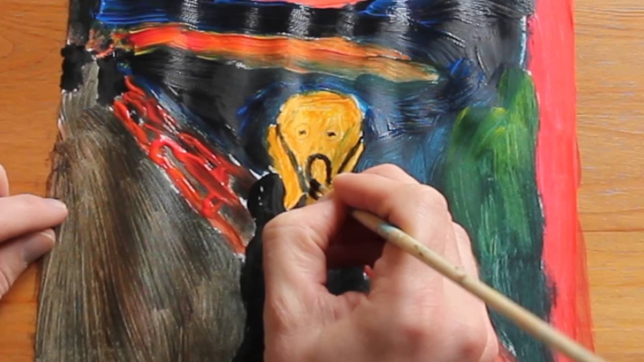 Comment dessiner - Le Cri - YouTube