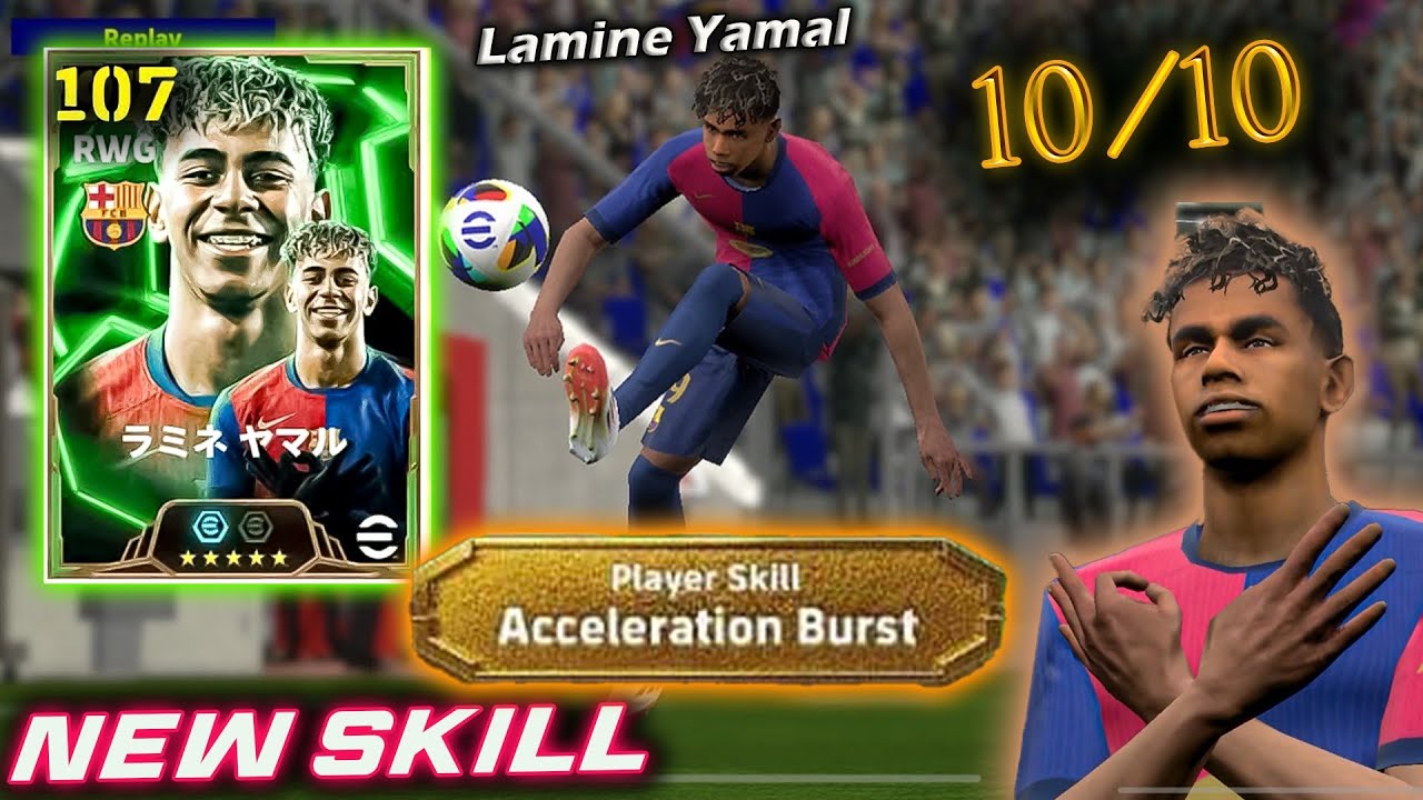Yamal Acceleration Burst Review: BETTER THAN NEYMAR🤔efootball ...