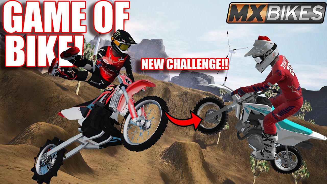 GAME OF BIKE BUT WE ADDED A HUGE CHALLENGE... (MXBIKES) - YouTube