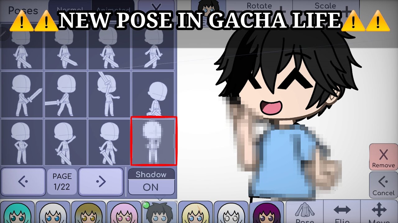 NEW POSE IN GACHA LIFE....😱⁉️🥶 - YouTube