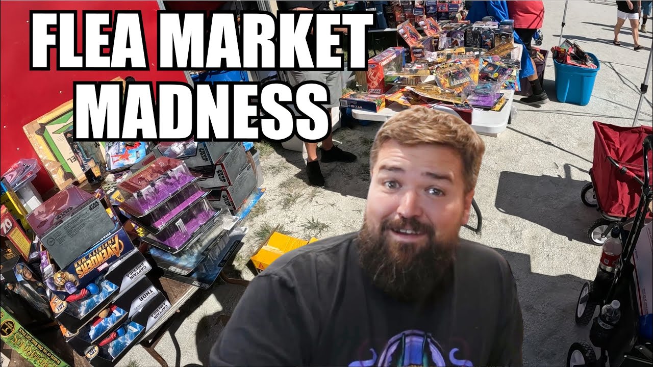 This may have been the craziest flea market booth ever! - YouTube