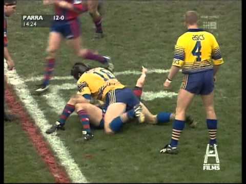 Parramatta vs Newcastle Final 1997(Jason Bell, Paul Carige, Karl Lovell ...