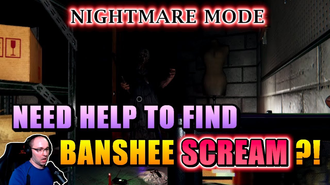 Banshee Scream In Nightmare Mode - Phasmophobia - YouTube
