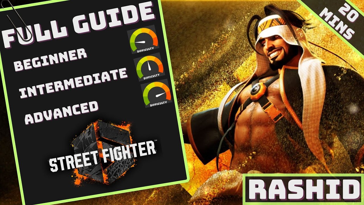 SF6 Rashid Guide - How to play Rashid in Street Fighter 6 (Tutorial ...