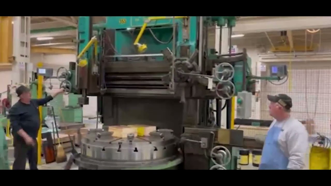 Bullard Cutmaster 64" Vertical Boring Mill - YouTube