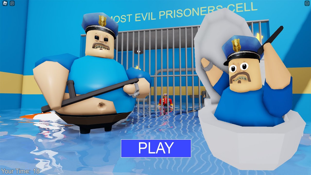 WATER BARRY'S PRISON RUN! (Obby) New Obby Roblox Full Gameplay ...