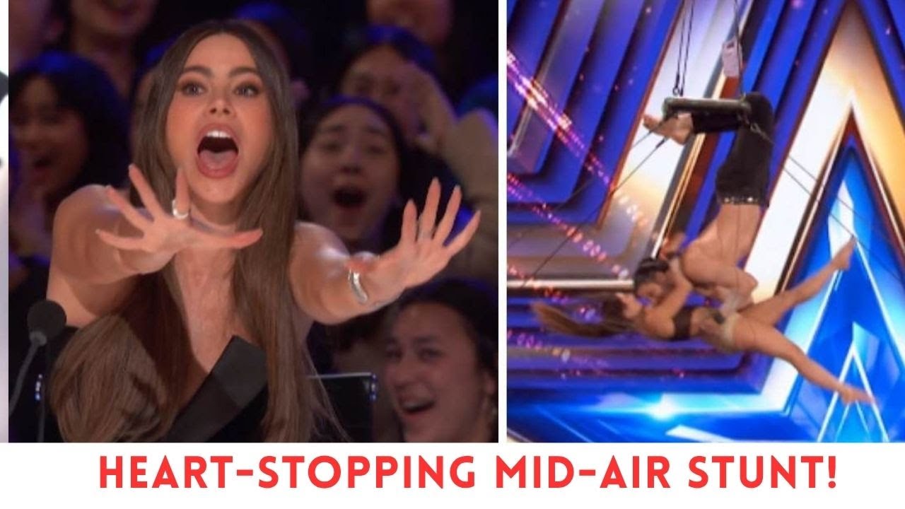 "Heart-Stopping Mid-Air Stunt! AGT Couple Takes Extreme Risks That Left ...