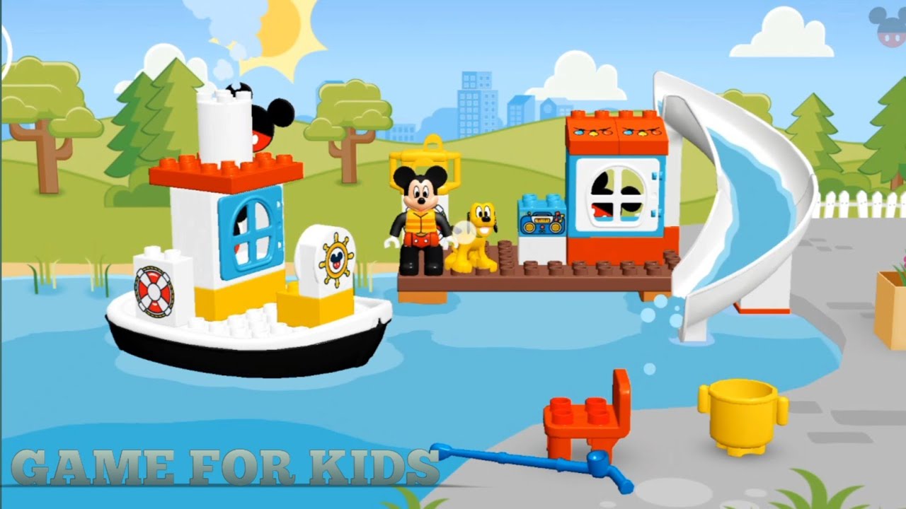 Mario, Dog , and Toldder Game | Mickey and friend #kids games - YouTube