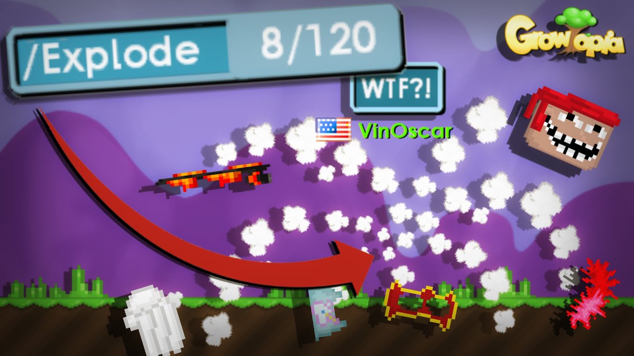 This is How to EXPLODE in GROWTOPIA ( LMAO! ) #Vindare10 - YouTube