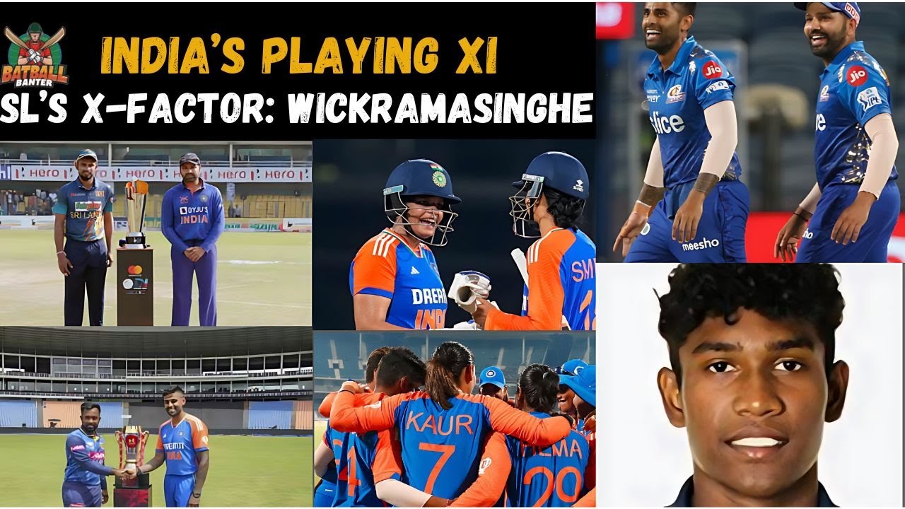 Chamindu Wickramasinghe SL का X factor | India W फिर से Asia Cup Final | Playing 11 ...