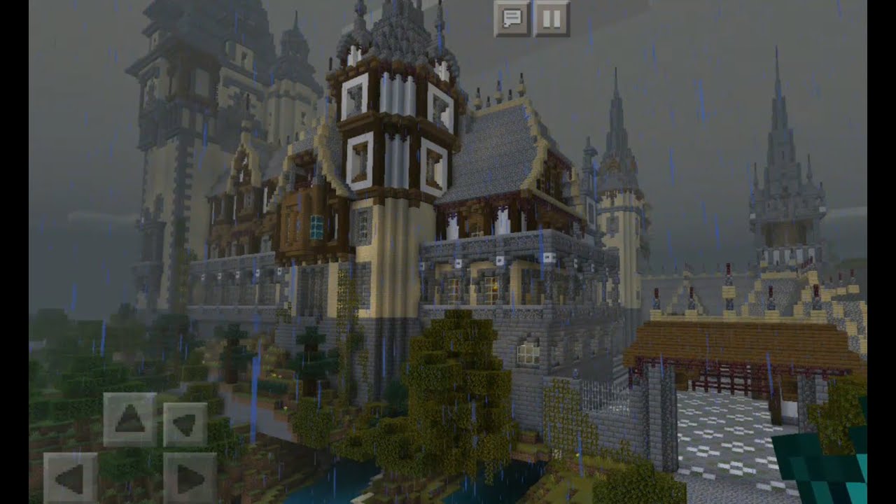 Very Big Castle In Minecraft - YouTube