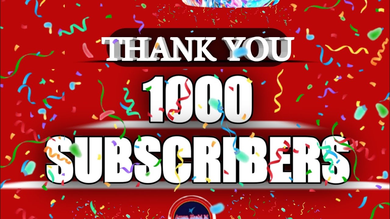 How to make 1k subscribers poster ll 1k subscribers poster kaise bnaye ...