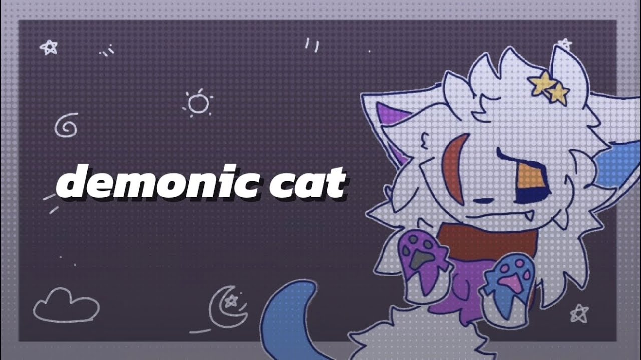 Demonic cat || animation meme || oc - YouTube