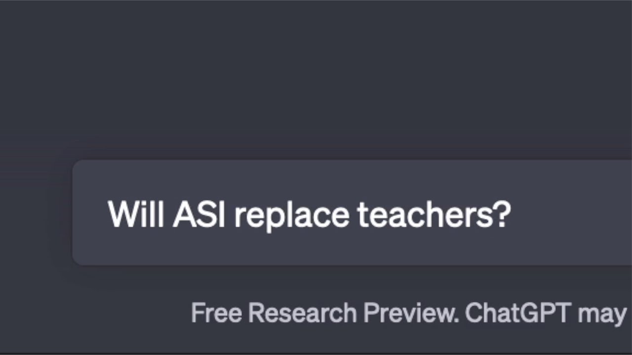 Will ASI replace teachers? | Ask AI Day #1 - YouTube