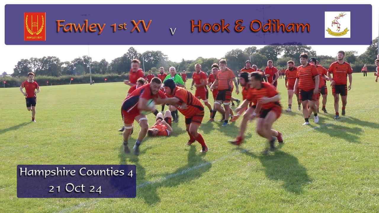Fawley 1st XV v Hook & Odiham 21/9/24 Full Match - YouTube