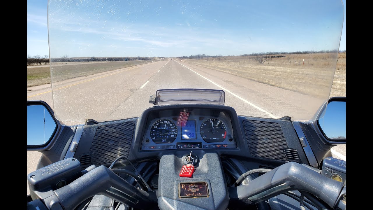 88 Honda Goldwing Gl1500 just out for a ride - YouTube