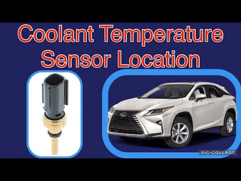 Coolant Temperature Sensor location on a 2016 Lexus RX 350 - YouTube