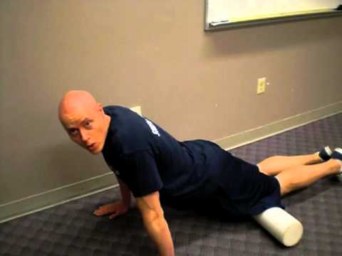Push Up Regression with Foam Roller - YouTube