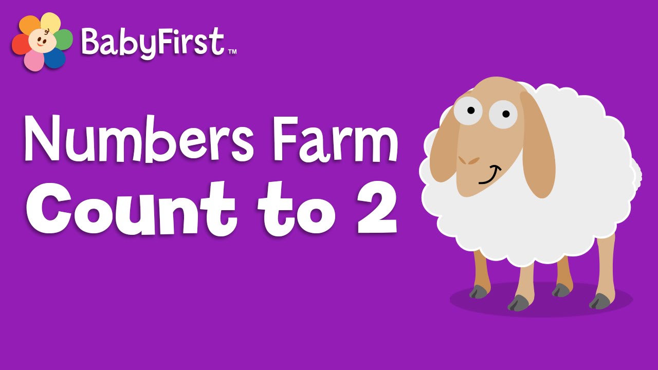 BabyFirstTV: Numbers Farm - LEARN NUMBERS - 2 | Learning Numbers and ...