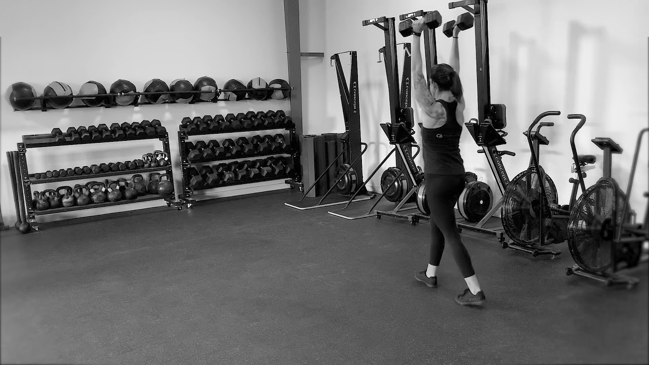 Dumbbell Overhead Carry - YouTube