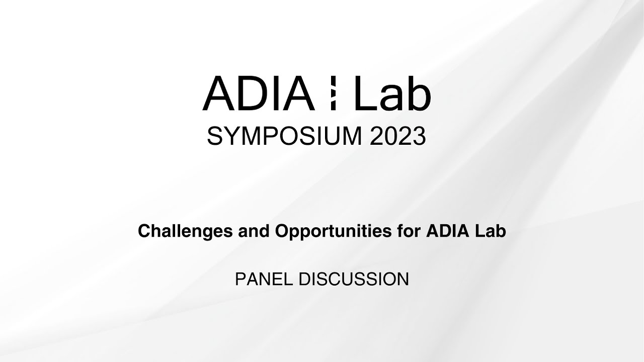 Challenges and Opportunities for ADIA Lab - YouTube