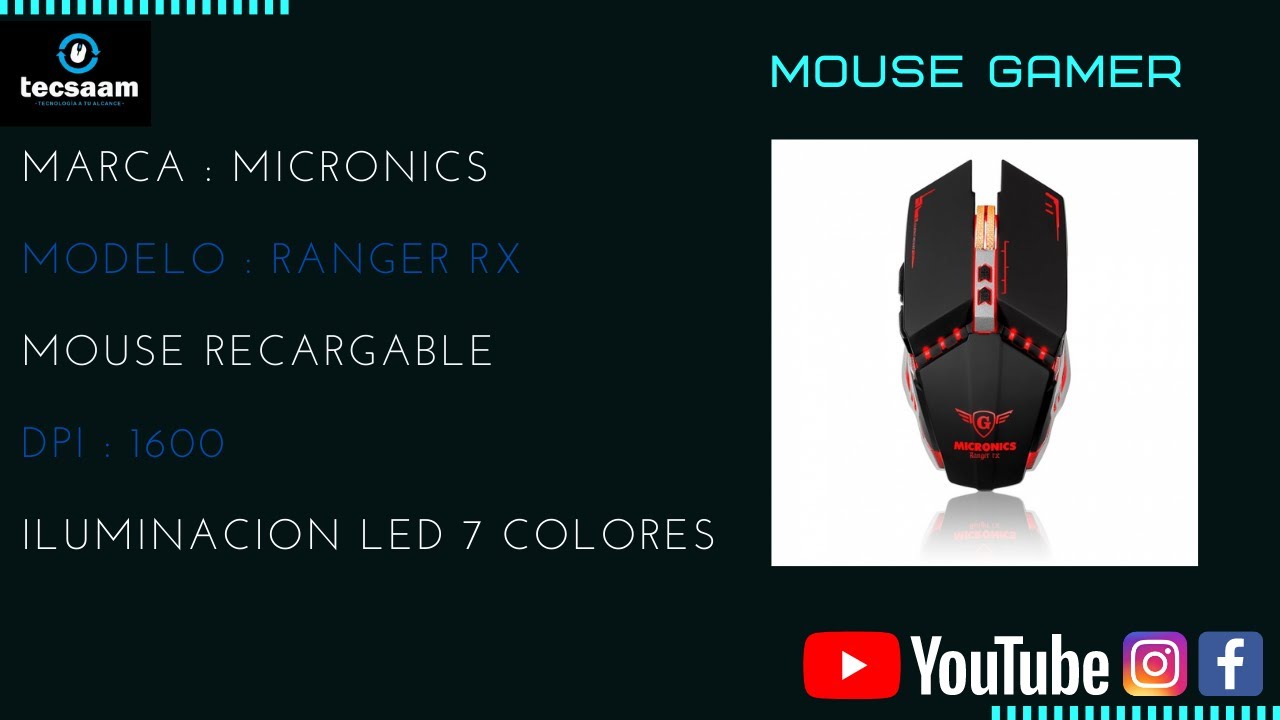 MOUSE RANGER RX - Micronics - YouTube