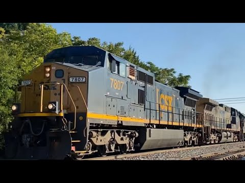 Two CSX Freight Trains and 1 Amtrak Silver Star Passenger Train in Apex ...