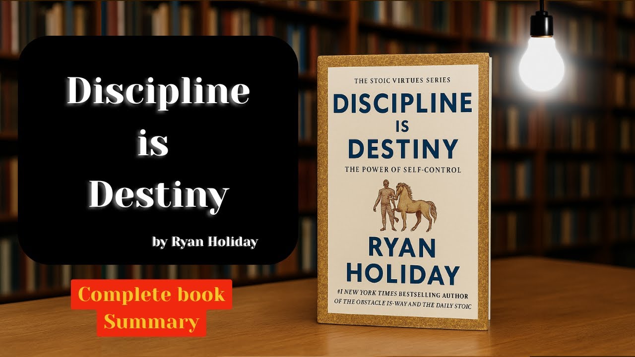 Discipline is Destiny" by Ryan Holiday – Life-Changing Lessons - YouTube