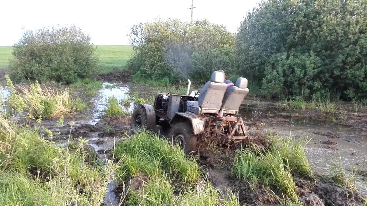 You've never seen such an off-road! Homemade tractors driving off-road ...