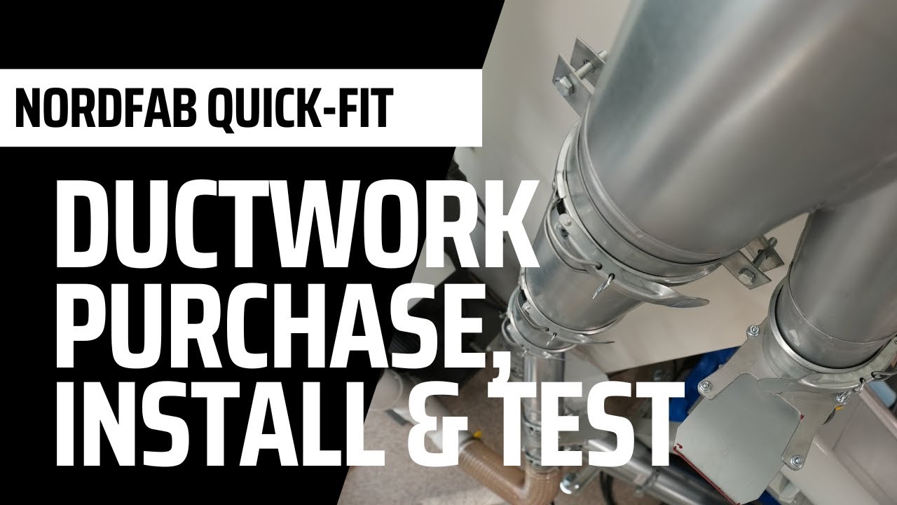 BK Makes: Nordfab Quick-Fit Ductwork: Purchase, Install & Test - YouTube