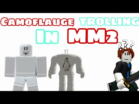 All White Avatar Camouflage Trolling in MM2 (feat. SplashJun1or) - YouTube