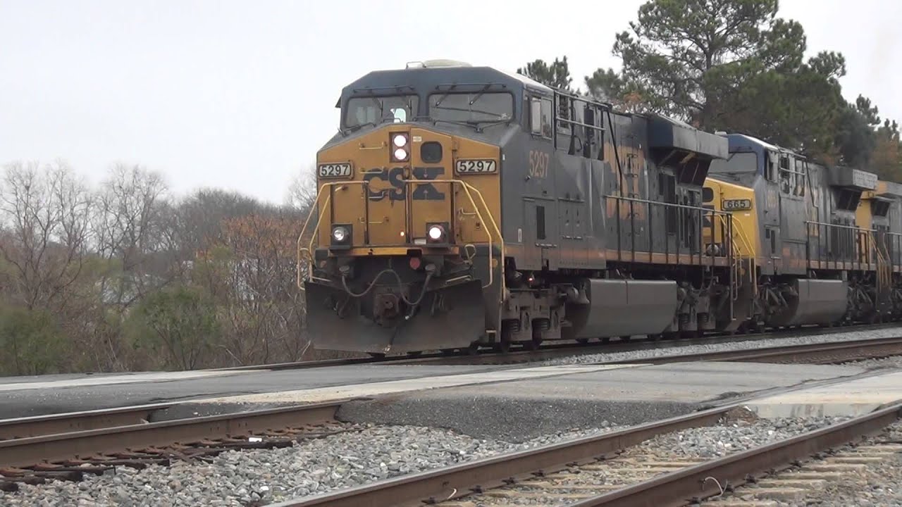 Idiots In Cars Driving In Front Of CSX Train - YouTube