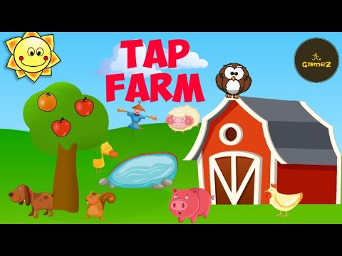 Barnyard games-Tap farm by RosiMosi #kidsvideo #kids #kidschannel # ...
