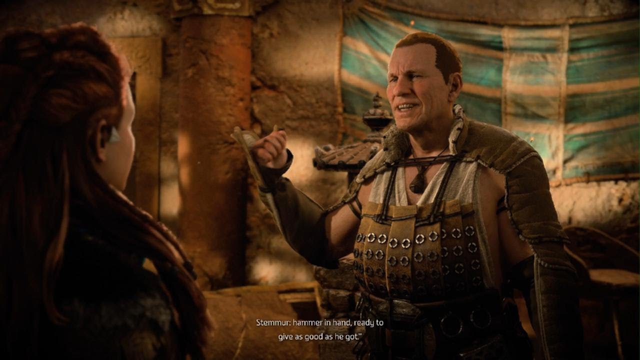 Aloy meets Stemmur Wordsmith | Horizon Forbidden West - YouTube