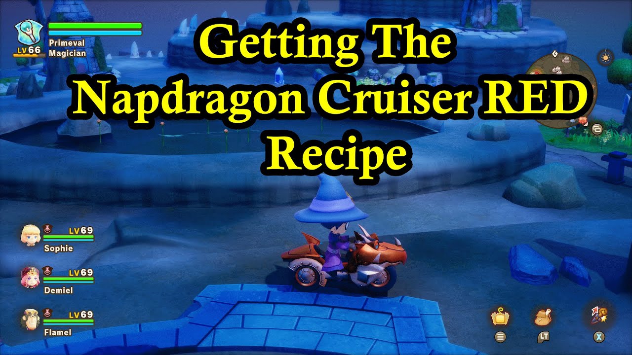 Getting The Napdragon Cruiser RED Recipe in FANTASY LIFE i: The Girl ...
