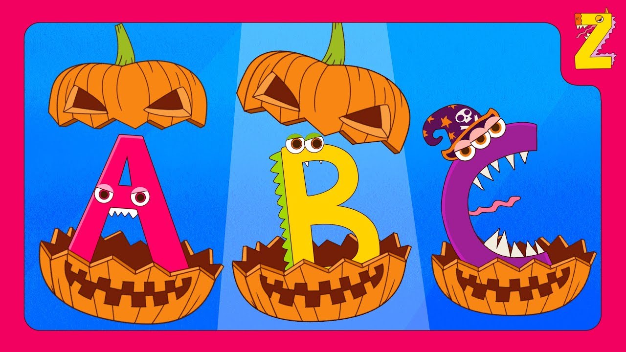 ABC Monsters, Where are you? l + Halloween ABC Song Nursery Rhymes ...