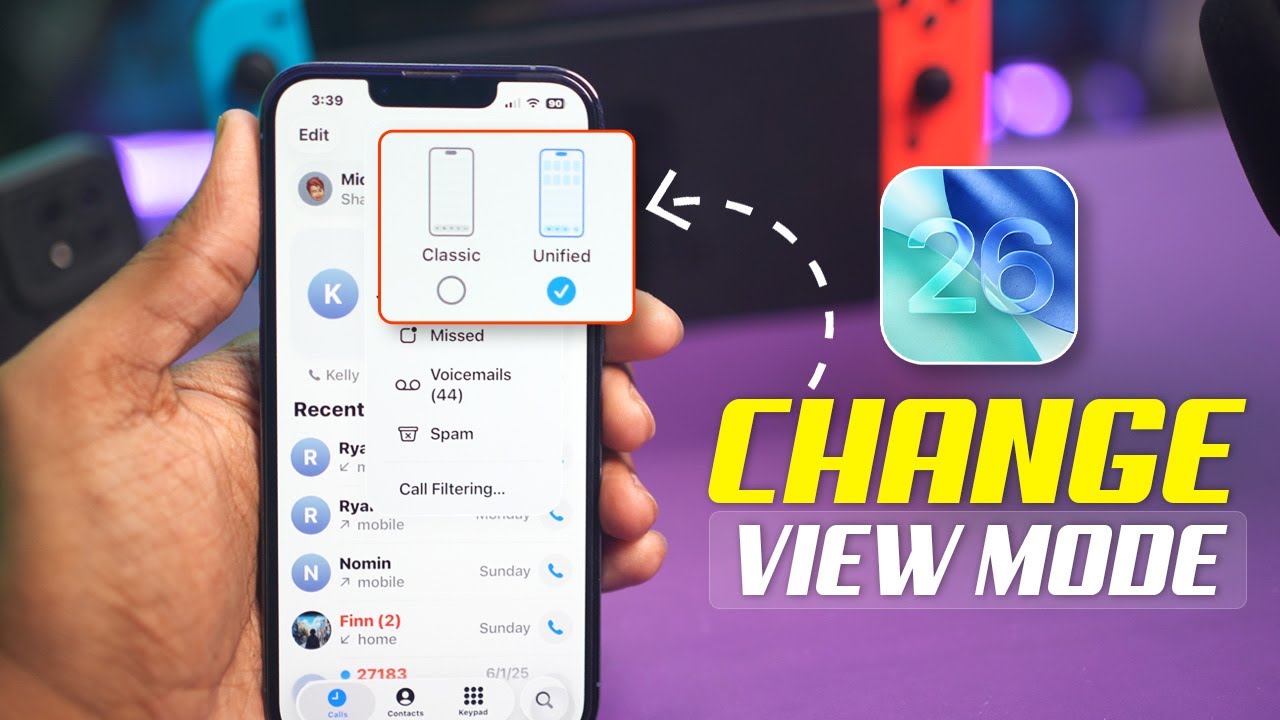 Don’t Like the New Call Layout on iOS 26? Change the View Mode Easily ...