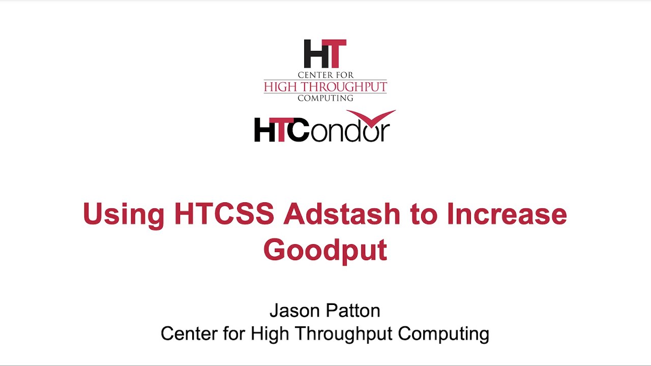 Using HTCSS Adstash to Increase Goodput - YouTube