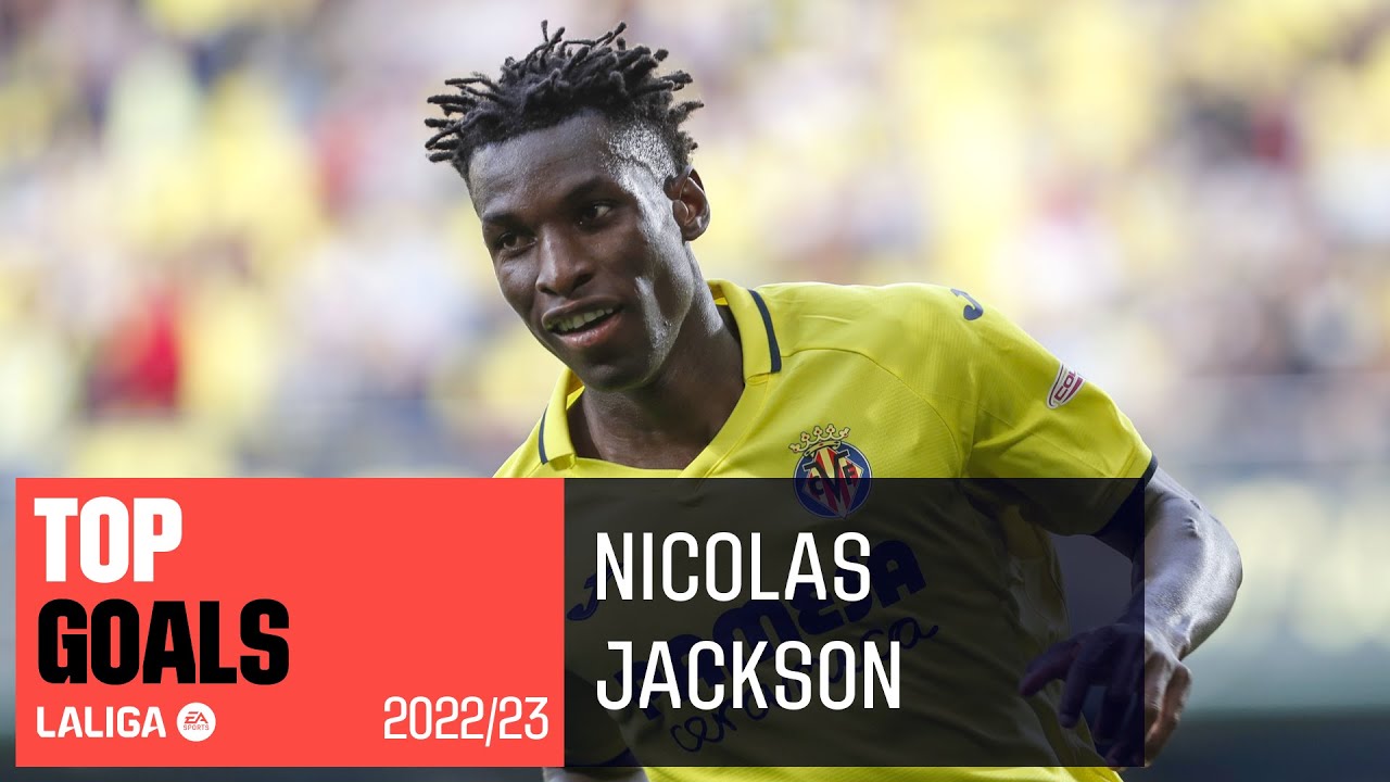 TOP GOLES Nicolas Jackson LaLiga 2022/2023 - YouTube