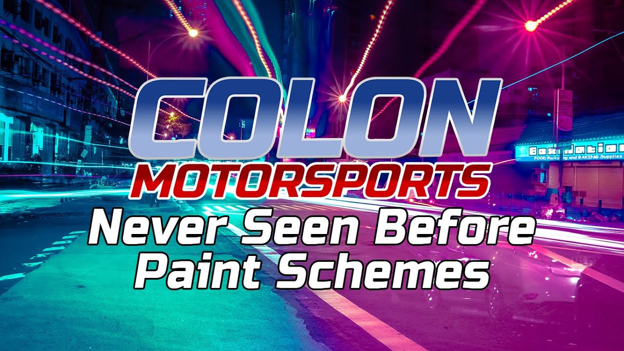 Colon Motorsports Never Seen Before Paint Schemes: Freedom 500 - YouTube