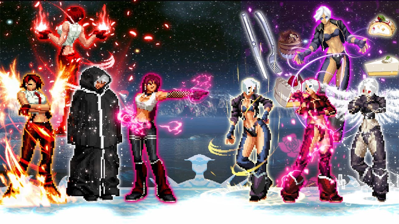 Vanessa Team VS Angel Team | .M.U.G.E.N. - YouTube