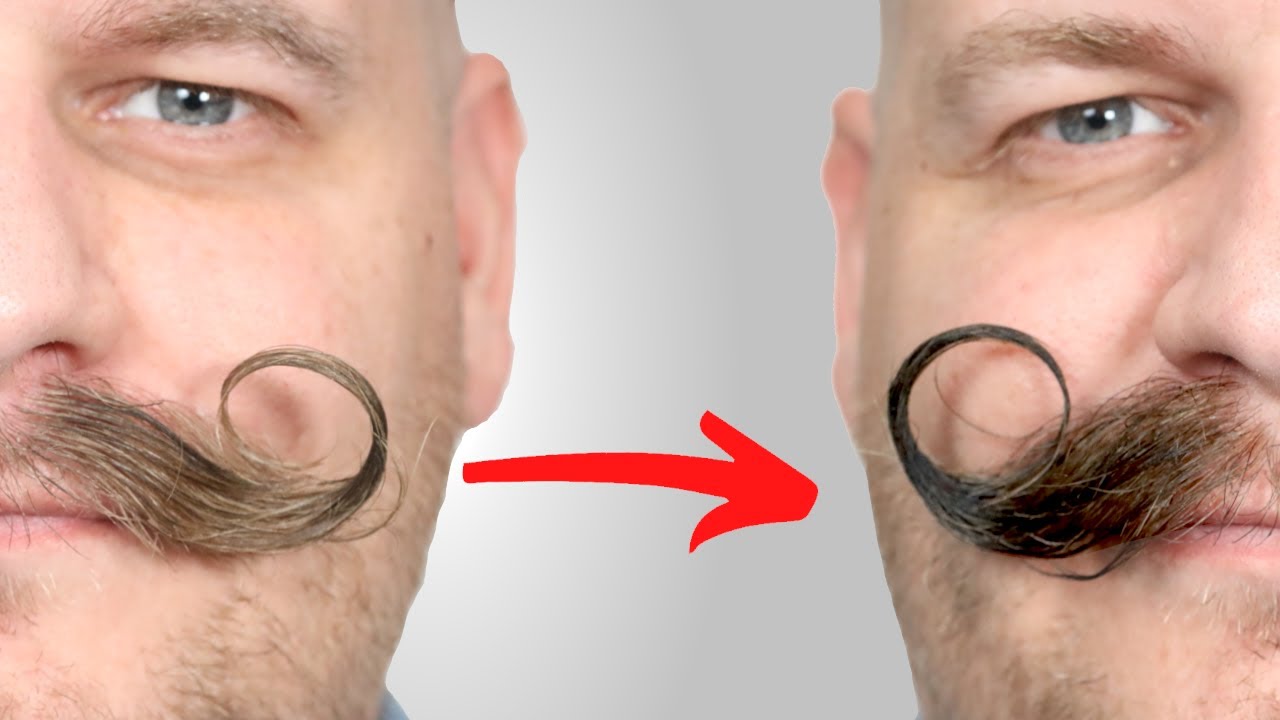 How to Turn Your Mustache Black - YouTube