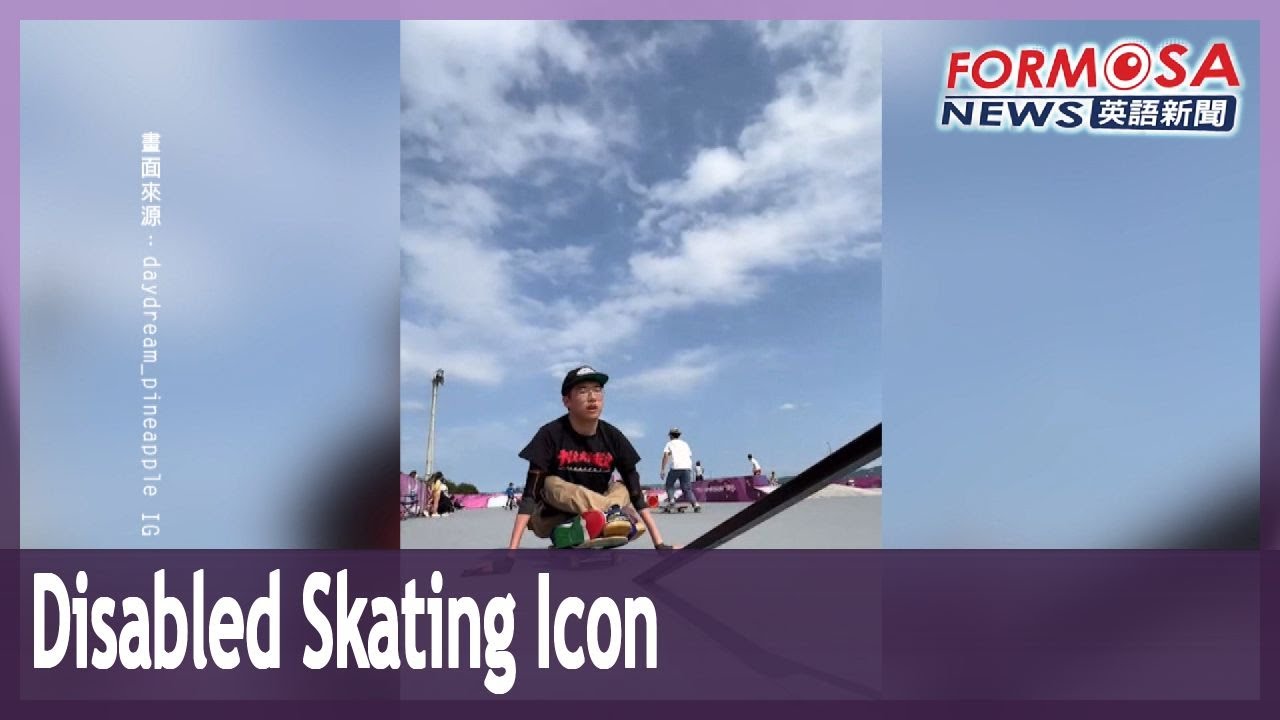 Disabled skating icon wins global fame while working hard at high ...