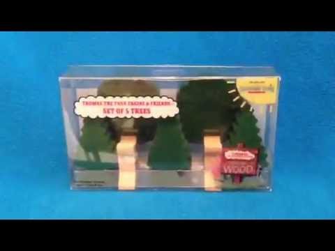 Rare 1992 New In Box Set of 5 Trees - Thomas The Tank Engine And Friends Wooden Railway Toy Review