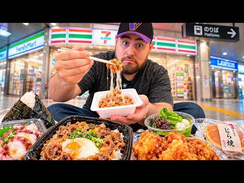 Sobreviví 24 Horas Comiendo SOLO en las Tienditas de Japón 🇯🇵
