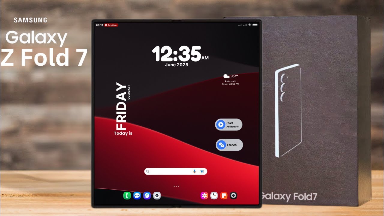 Samsung Galaxy Z Fold 7 - FIRST OFFICIAL LOOK! - YouTube